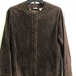 Laura Ashley | Jackets & Coats | Laura Ashley Brown Suede Jacket | Poshmark